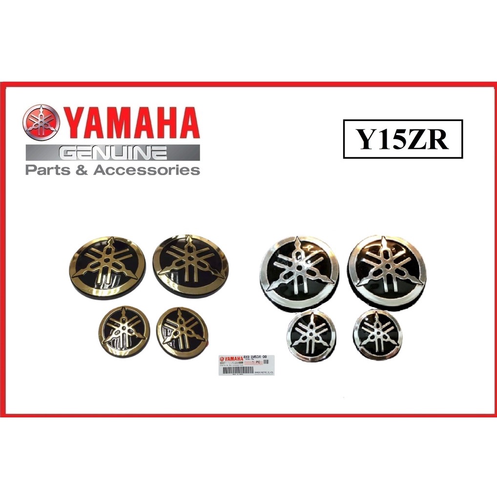 Yamaha Y15 V1 V2 Y16 emblem Logo Yamaha Set Original Indonesia Gold ...