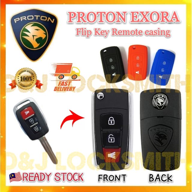 🔥Hot Sale Offers🇲🇾 Proton Exora Remote Flip Key Casing Case Shell ...