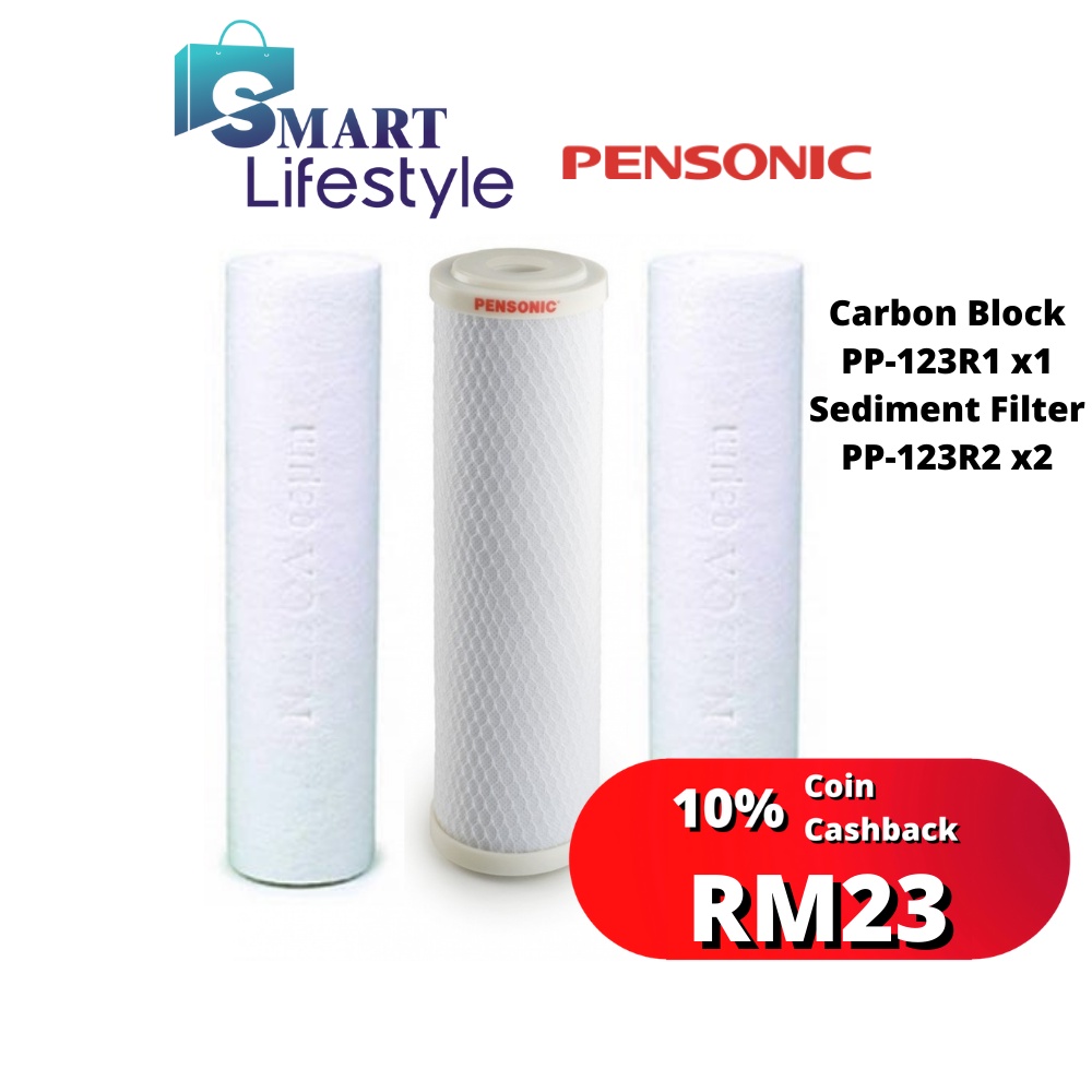 Pensonic Water Filter Cartridge Combo (Replacement Filter For PP-123 ...