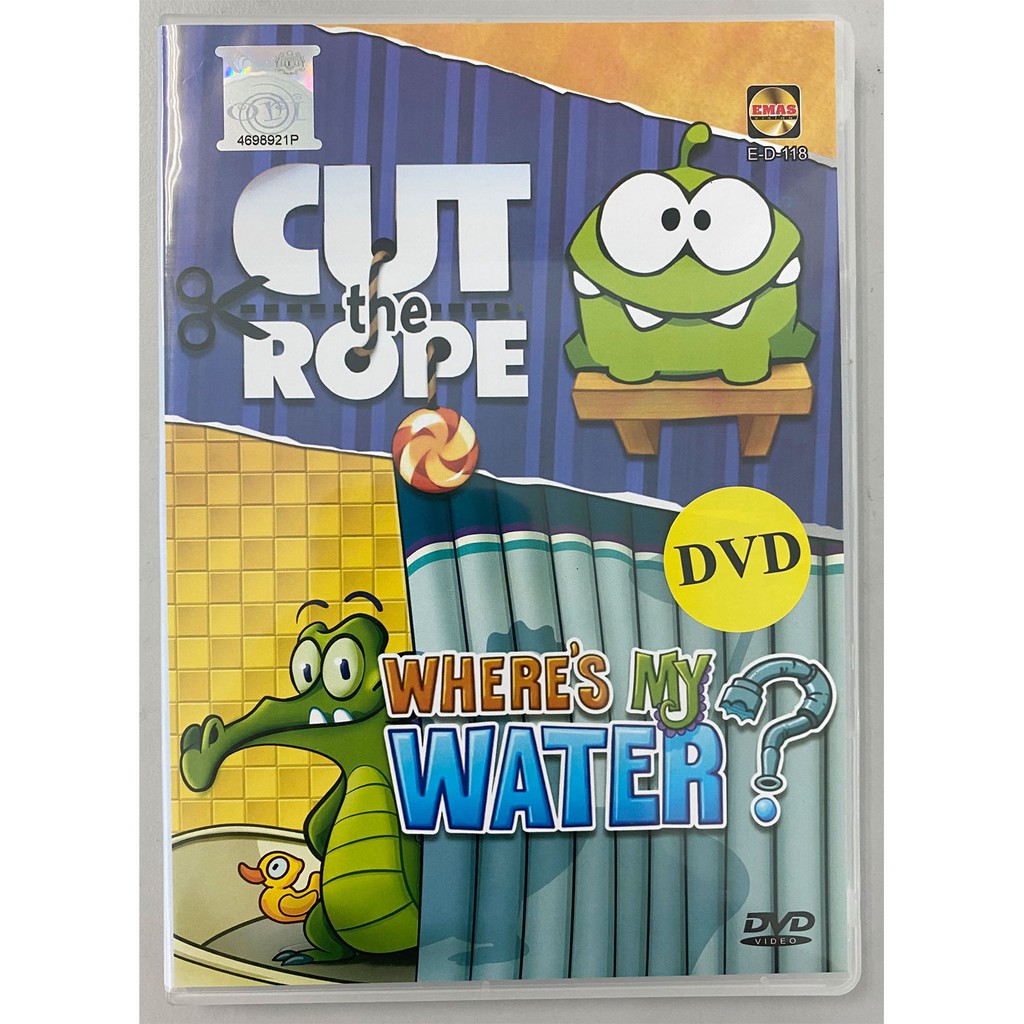 CHILDREN SERIES DVD CUT THE ROPE & WHERE'S MY WATER? | Shopee Malaysia