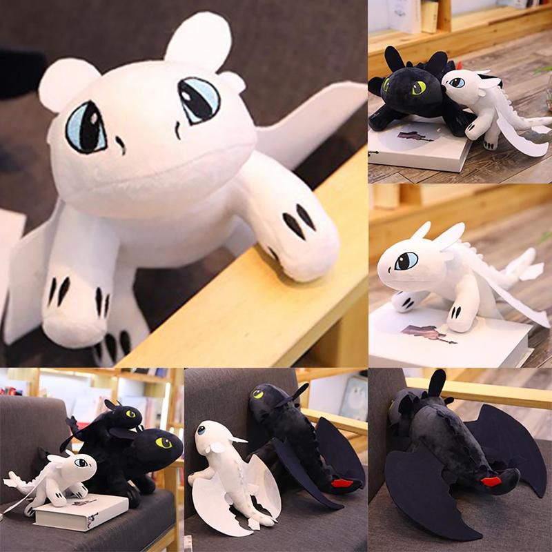 Train To How Your Dragon Toothless Night Fury Stuffed Plush Toy Toys ...