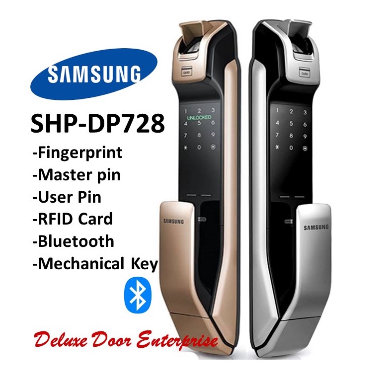 Samsung Smart Digital Door Lock SHP-DP728/DP728/samsung 728 / digital lock / smart lock / smart ...