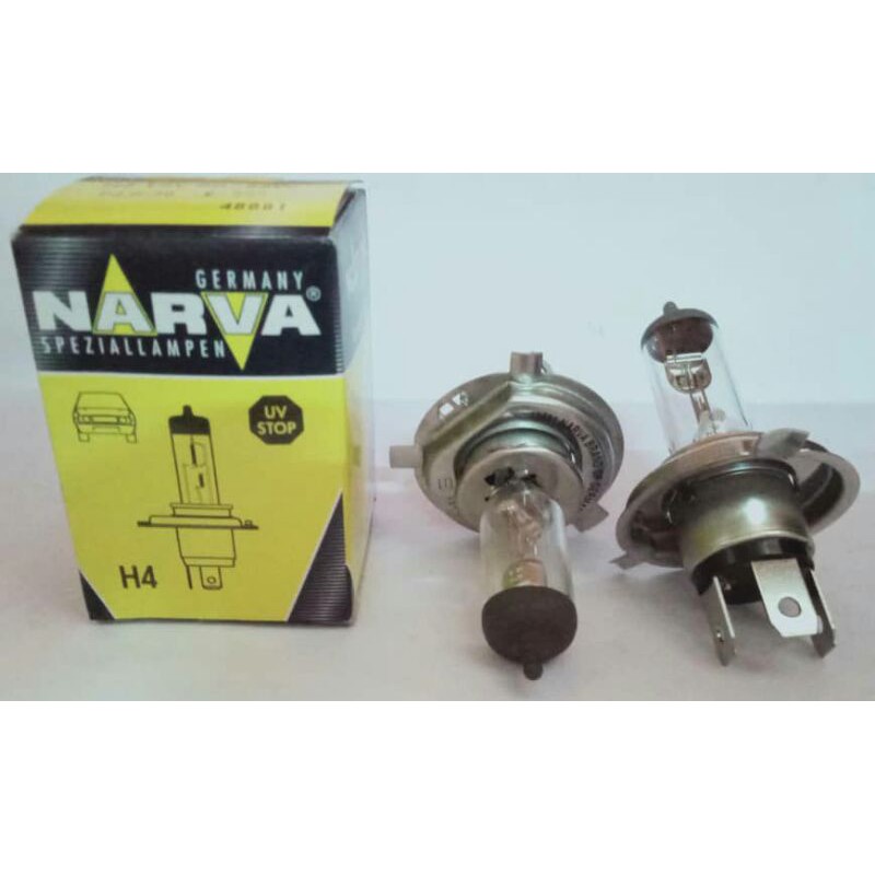 NARVA GERMANY SPEZIALLAMPEN (H4)(12V60/55W)(BULB KERETA HADAPAN PROTON ...