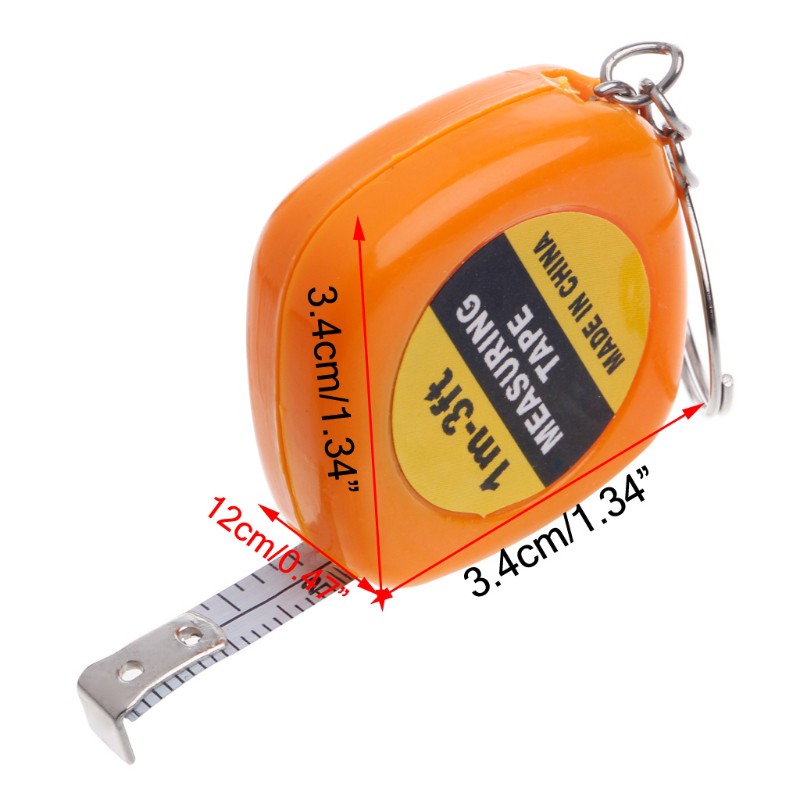 UKI♡ Easy Retractable Ruler Tape Measure Mini Portable Pull Ruler ...