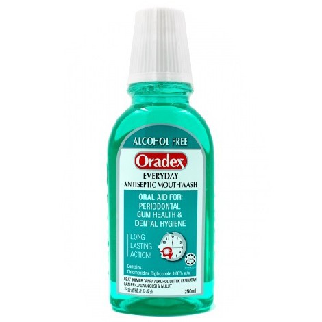 Oradex Everyday Antiseptic Mouthwash [ 250ml/90ml] | Shopee Malaysia