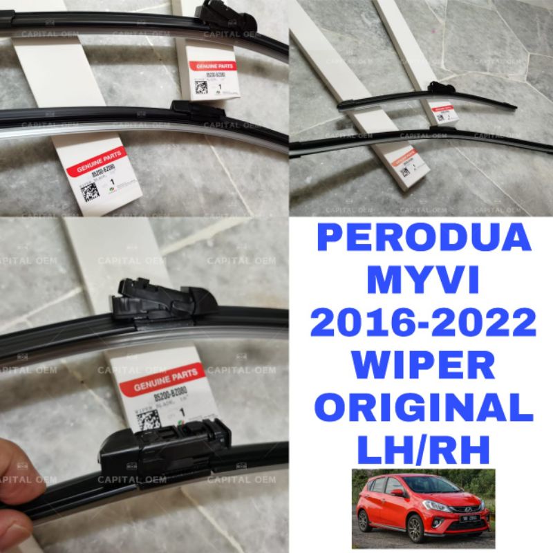 🔥 PERODUA MYVI NEW (2018-PRESENT) JAPAN TECHNOLOGY WIPER BLADE WIPER ...