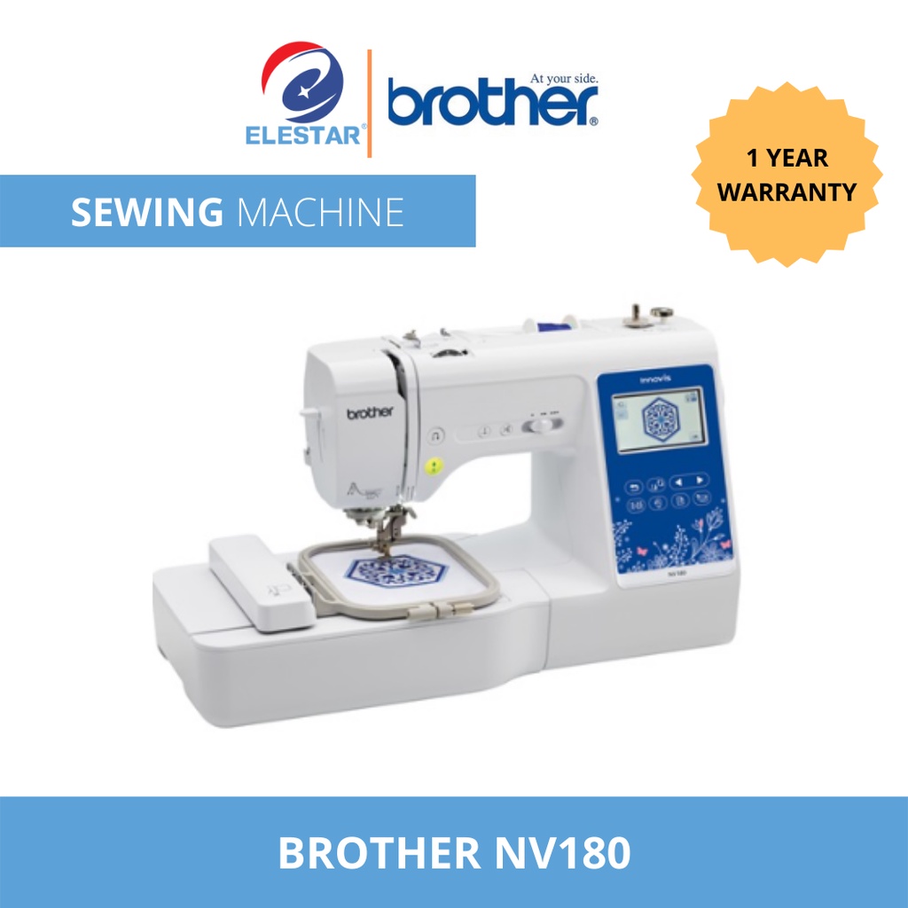 BROTHER NV180 Portable Sewing Machine | Shopee Malaysia