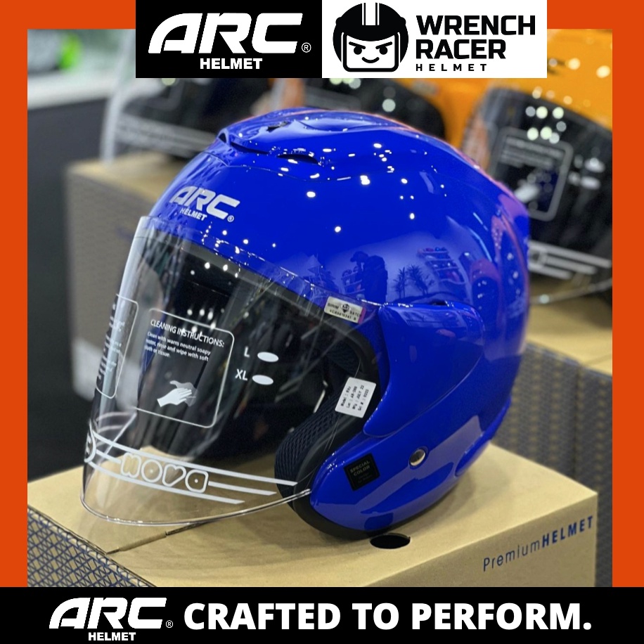 Helmet ARC Ritz ★Pastel & Modern Color V2★ - Modern Grey / Pastel Pink ...
