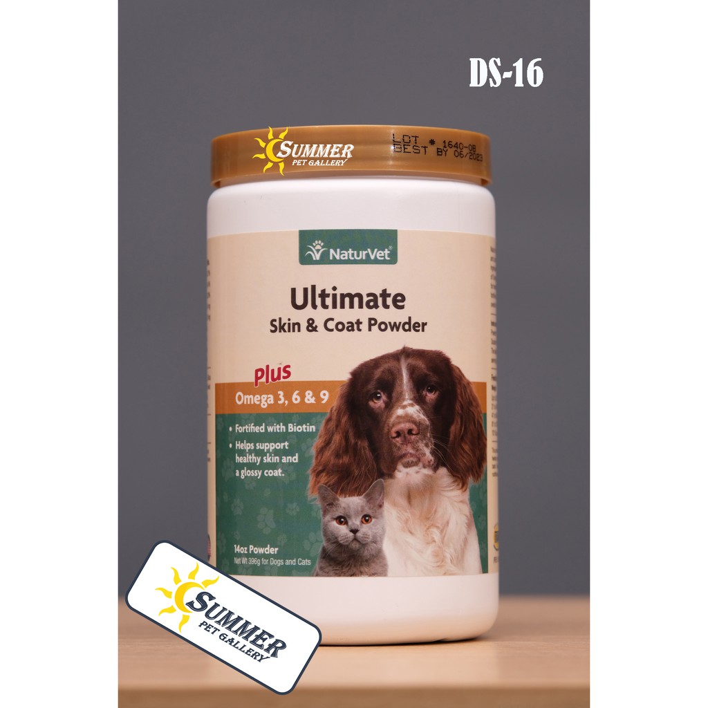 NaturVet Ultimate Skin & Coat Powder For Dog And Cat (396G) | Shopee ...