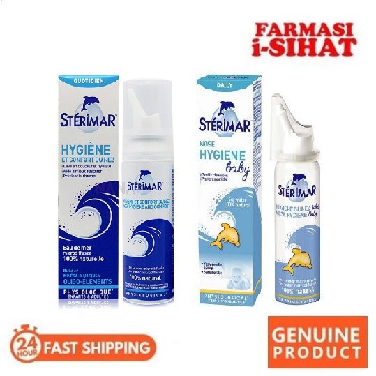 👍STERIMAR Nose Hygiene Spray 50ml / STERIMAR Nose Hygiene Baby Spray ...
