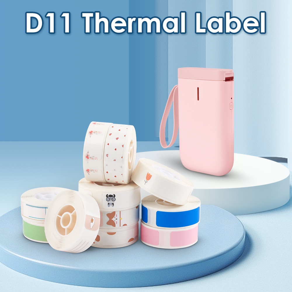 【Ready Stock】Niimbot D11 D110 D101 Label Sticker Tranparent Label Paper Roll Name Tag Price Tape ...