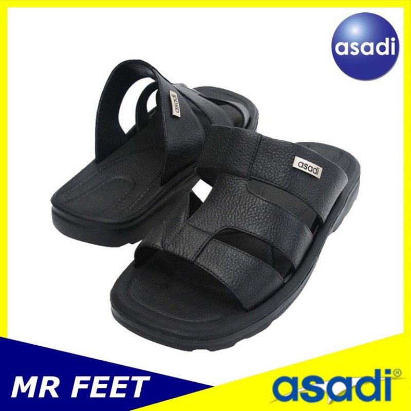 Asadi Original sandals Black&dark brown #MJA-126116 | Shopee Malaysia