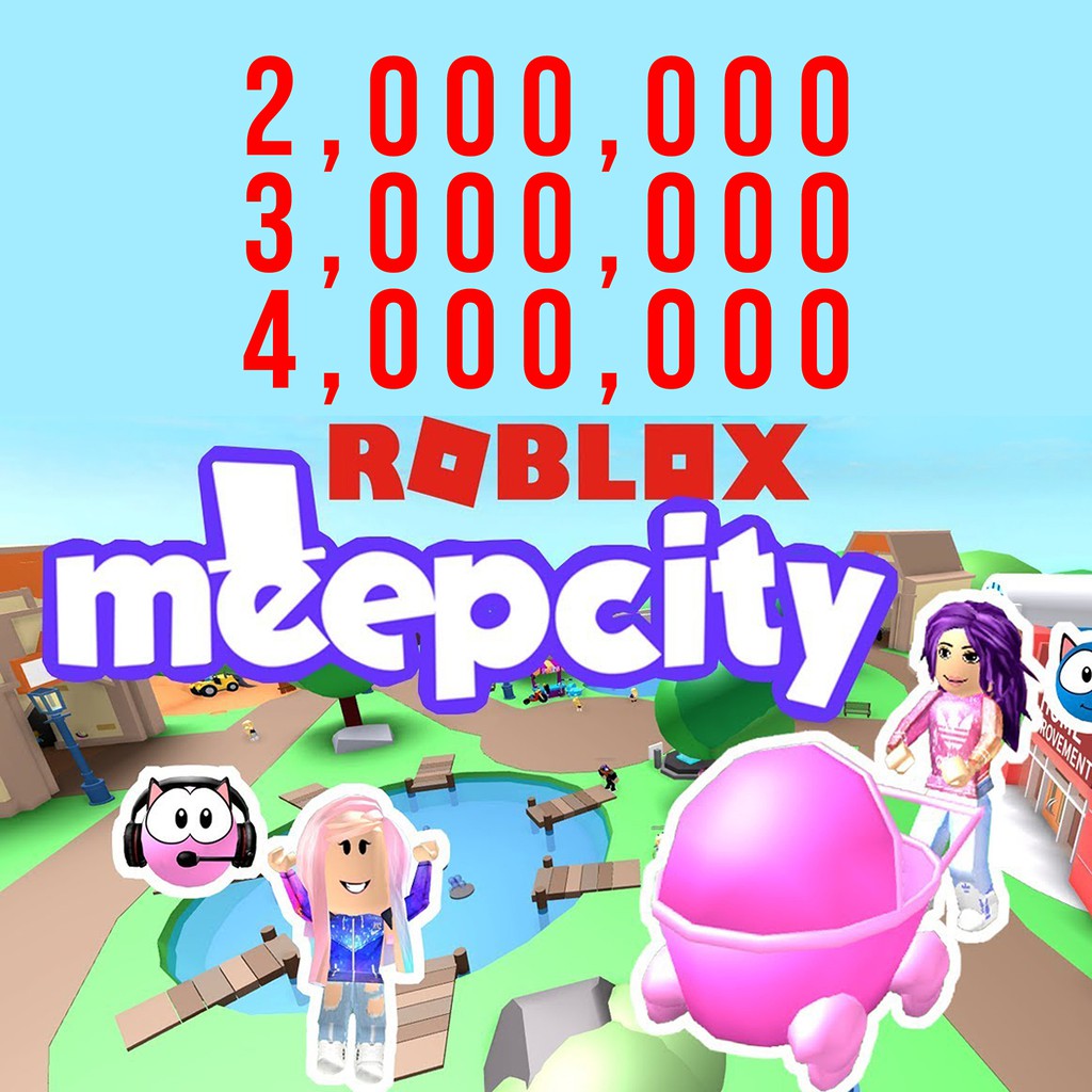 MEEPCITY Million Meep coins Roblox + Real Account | Shopee Malaysia