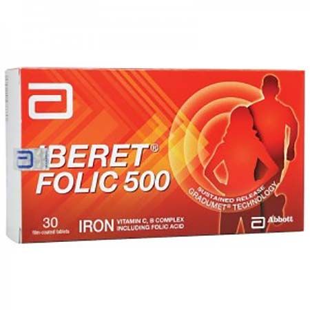 Abbott Iberet Folic 500 30 Film-Coated Tablets (EXP:04/2026) | Shopee ...