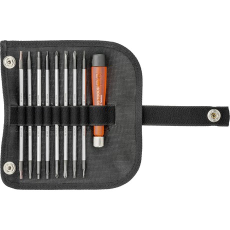 PB SWISS TOOLS Screwdrivers Set With Telescopic Handle & Duplex Interchangeable Blades, P/N: PB ...