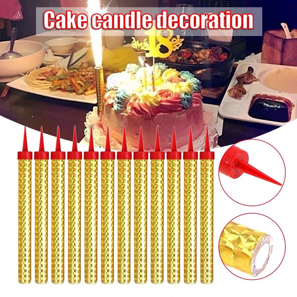 6pcs Sparking Firework Candle Happy Birthday Lilin Cake Bunga Api Party ...