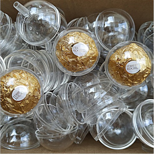 Ferrero Rocher Casing 100pcs |READY STOCK| Ferrero Holder Plastic Clear ...