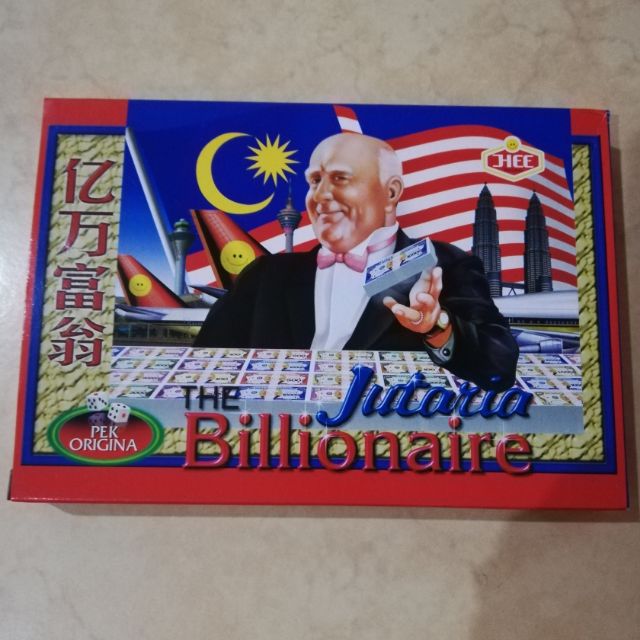New Small Billionaire & Millionaire Board Game ( Jutaria ) | Shopee ...