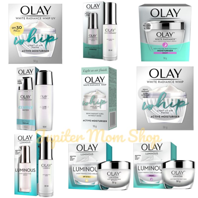 Olay White Radiance Light Perfecting Essence/ Day Cream/ Advance ...