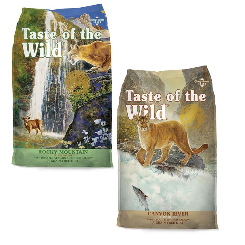Taste of The Wild Cat Dry Food REPACK TOTW Rocky Mountain Canyon River ...
