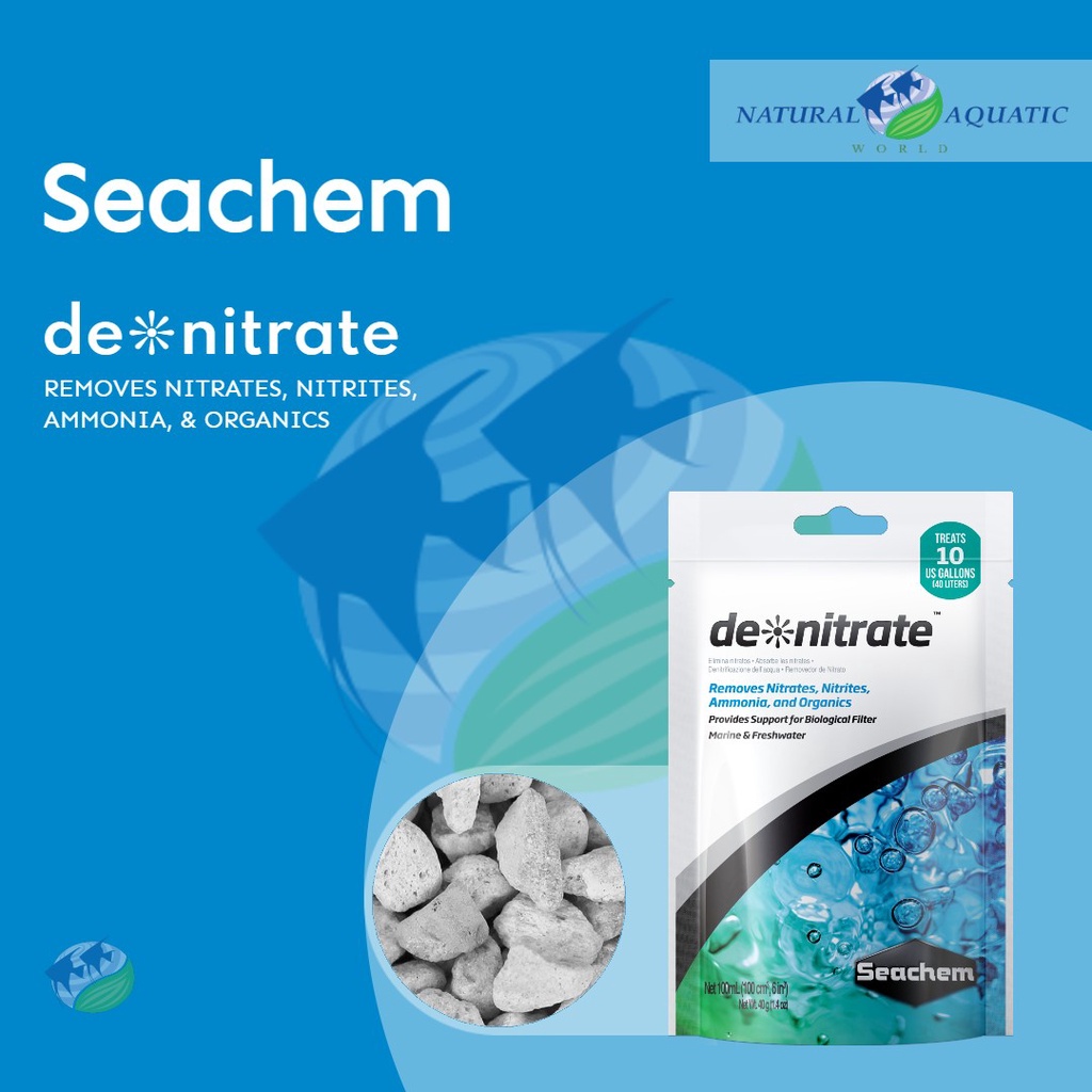Seachem de nitrate 100ml / 250ml / 1L Removes Nitrates, Nitrites ...