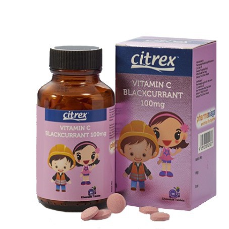 Citrex Vitamin C 100mg 90s (orange / blackcurrant) | Shopee Malaysia