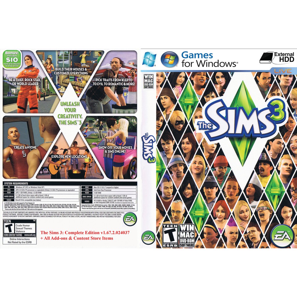 The Sims 3: Complete Edition PC GAME Offline [Pendrive INSTALLATION ...