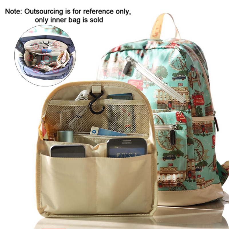 EverToner Folding Backpack Inner Bag Oxford Travel Organizer Hanging ...