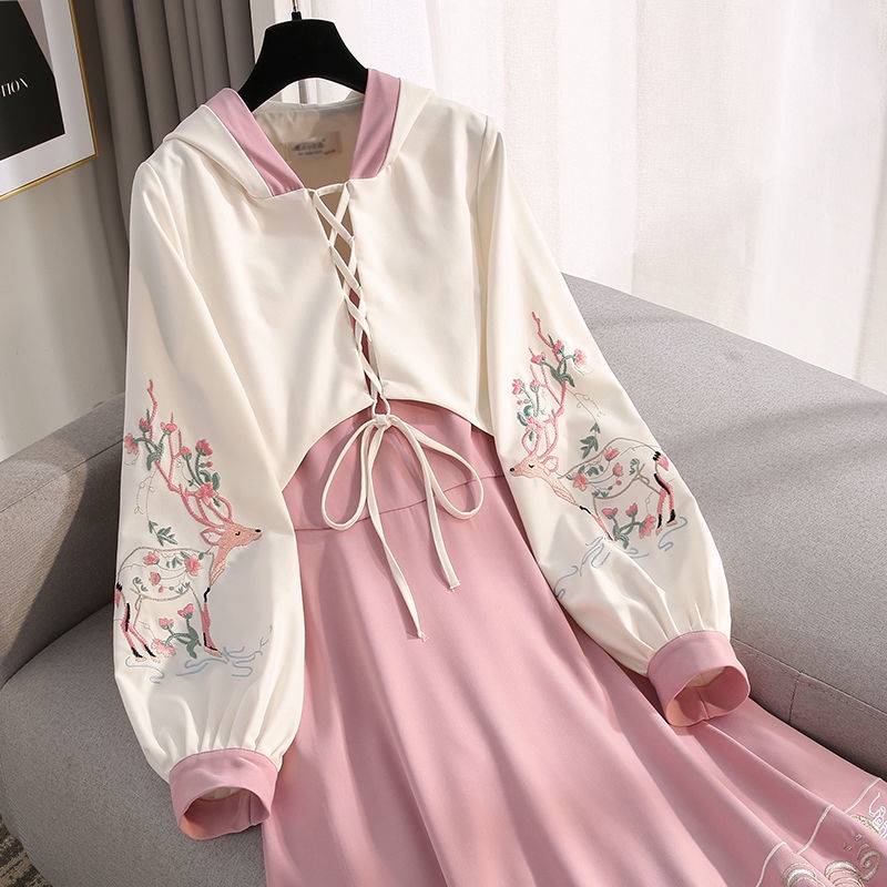 现货 Chinese style, Hanfu, Han elements, cheongsam, dress, improved Hanfu ...