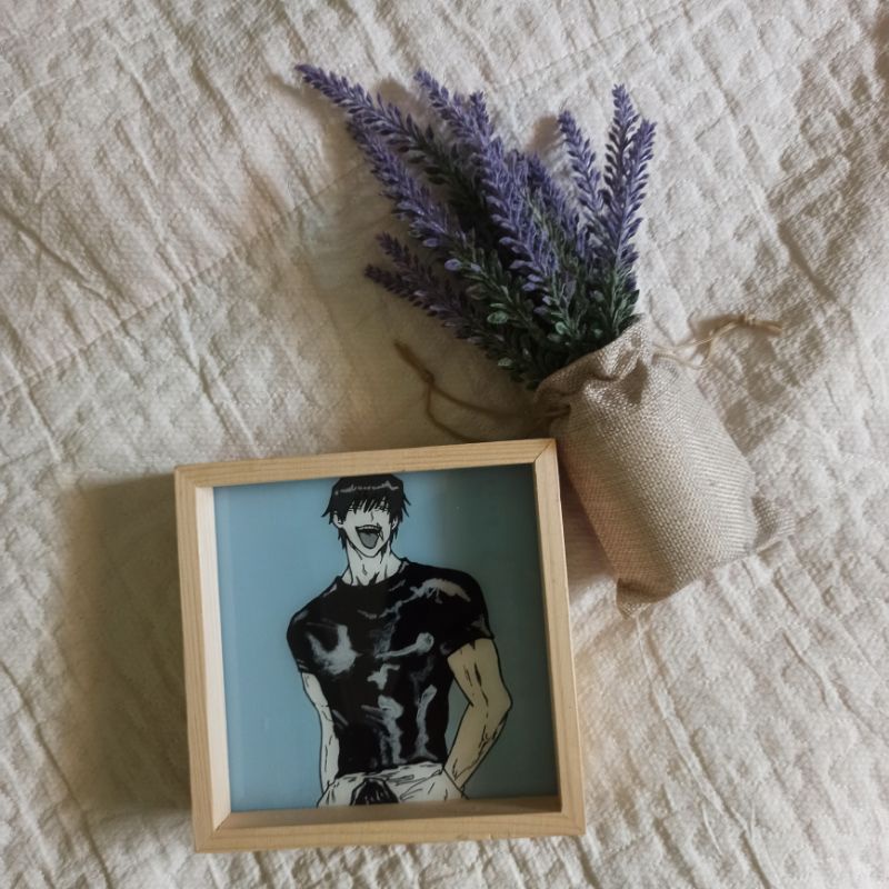 Acrylic Glass Painting Toji Fushiguro + Free gift | Shopee Malaysia