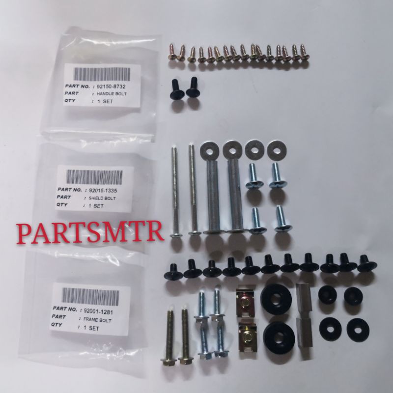 Modenas KRISS110 Body Cover Screw Set Skru Full Complete Modenas ...