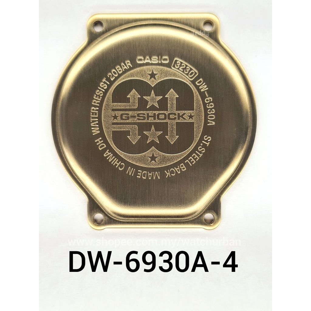 CASIO G-SHOCK COVER BACK ASSEMBLY DW6900 DW6600 BACKCASE 100% ORIGINAL ...