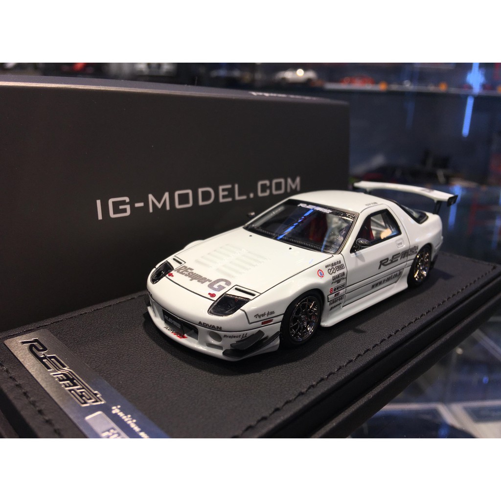 The 1 / 43 Ignition Ig2136 Mazda Rx - 7 Fc3s Re Amemiya White | Shopee Malaysia