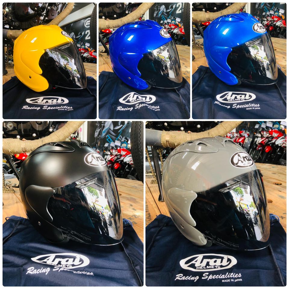 Arai RAM 4 Plain Colour With Helmet Beg Sirim Approved | Shopee Malaysia