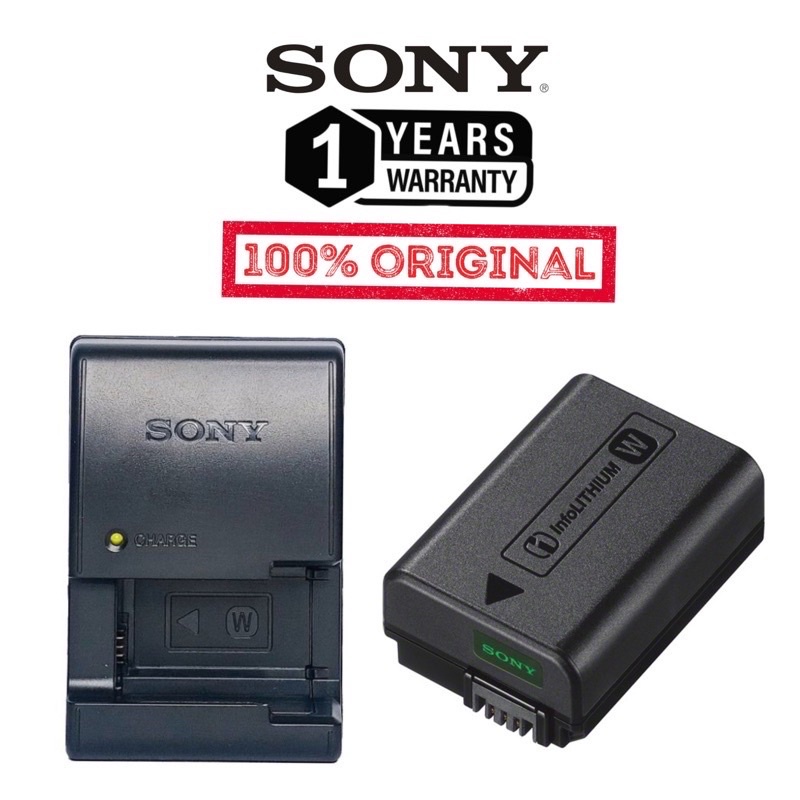 sony original battery/charger FW50 battery/sony bc-vw1 charger (1 years ...
