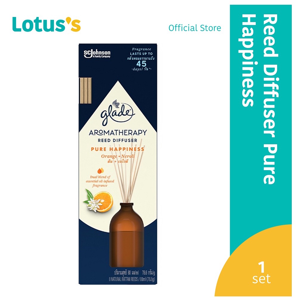 Glade Aromatherapy Reed Diffuser Orange (80ml) | Shopee Malaysia