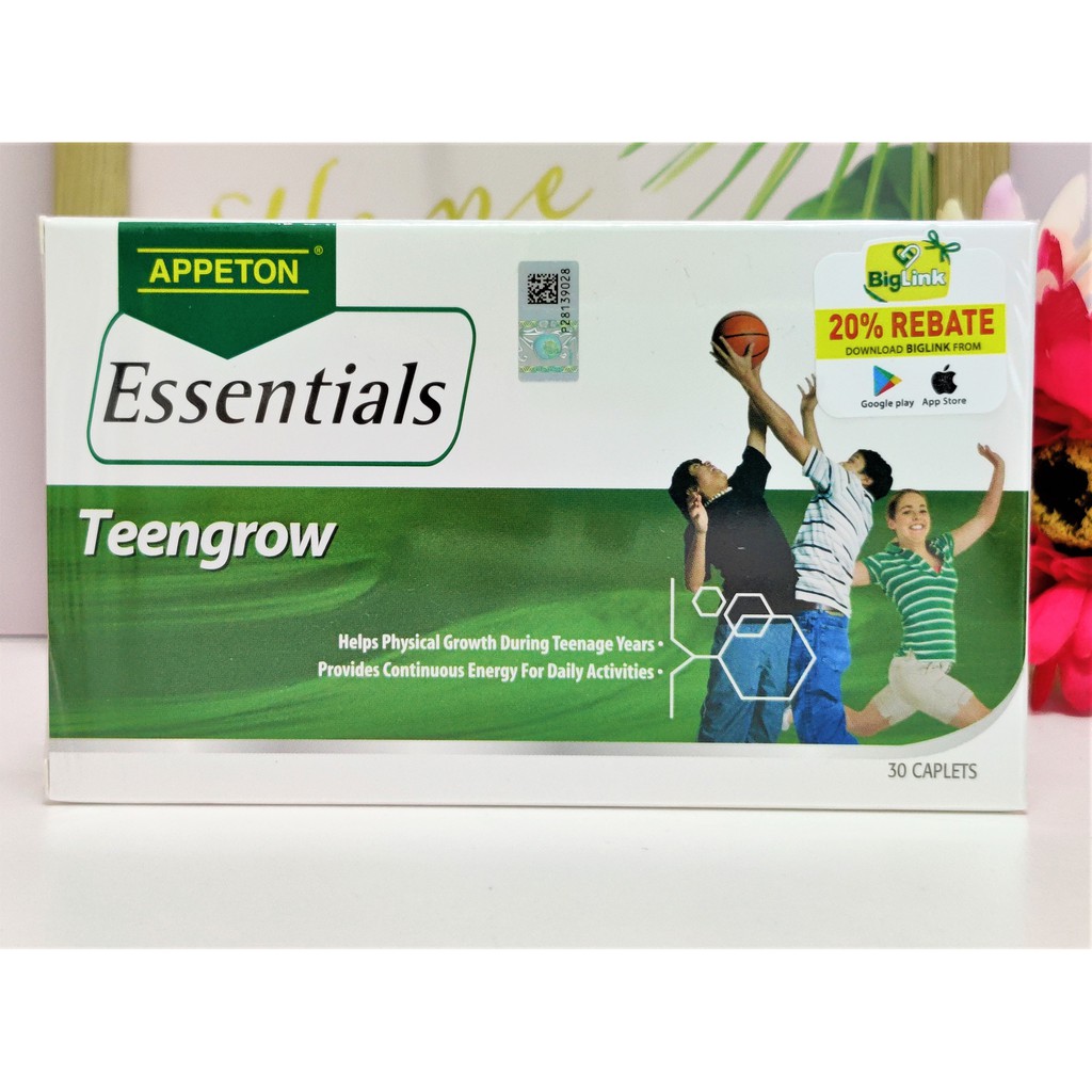 (EXP 11/25) APPETON ESSENTIALS TEENGROW 30 CAPLETS | Shopee Malaysia