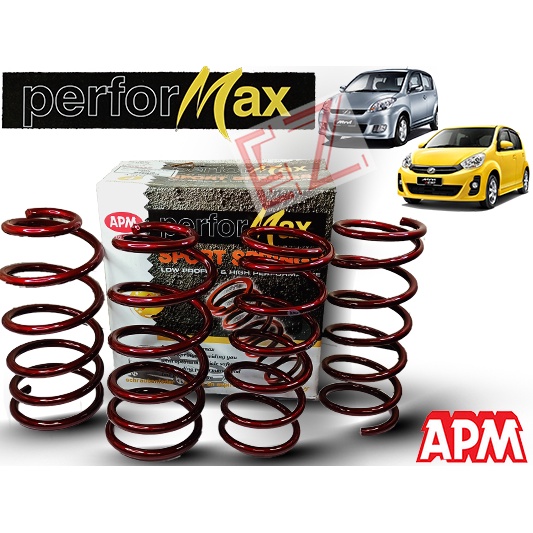 APM Performax Myvi 1st Gen/2nd Gen Lagi Best Sport Spring ( 4 PCS ...