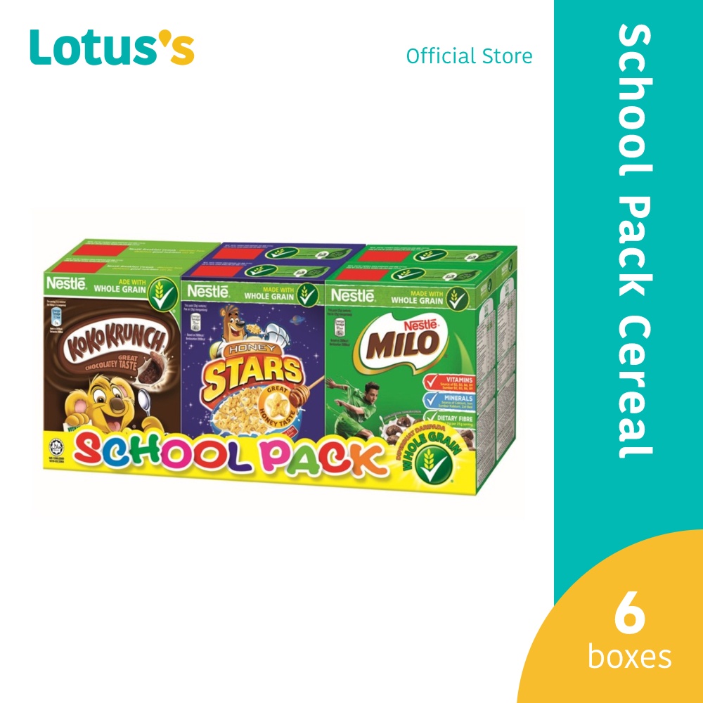 Nestlé School Pack Cereal 6s x 140g | Shopee Malaysia