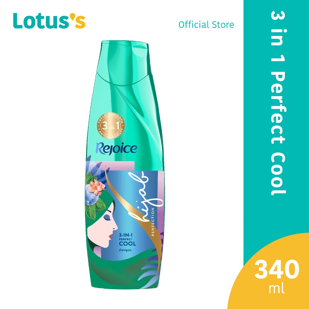 Rejoice Hijab Perfection 3-in-1 Perfect Cool Shampoo 340ml | Shopee Malaysia