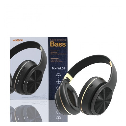 Moxom Noise Isolating Bass Wireless V5.0 Hi-Fi Super Real Stereo Gaming Bluetooth Headset MX ...
