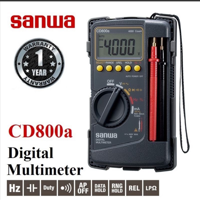 SANWA CD800 DIGITAL MULTI METER | Shopee Malaysia