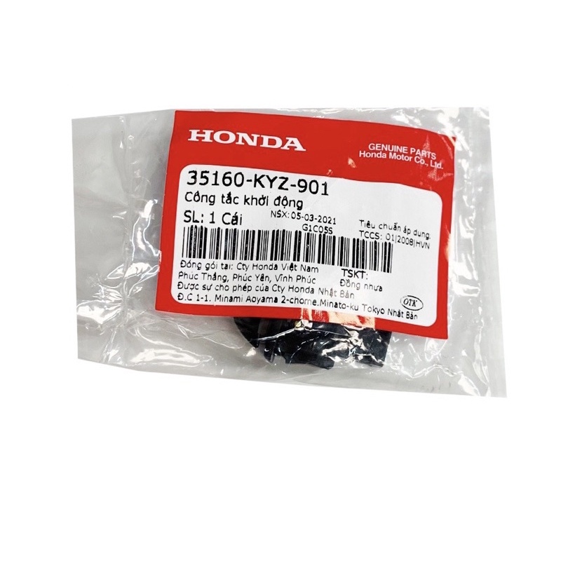 Starter switch (Starter button) MOTORCYCLE Vario 125(2017)/ Click 125 ...