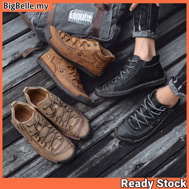 【Ready Stock】British Style Kasut Kulit Lelaki Men's Loafer Casual ...