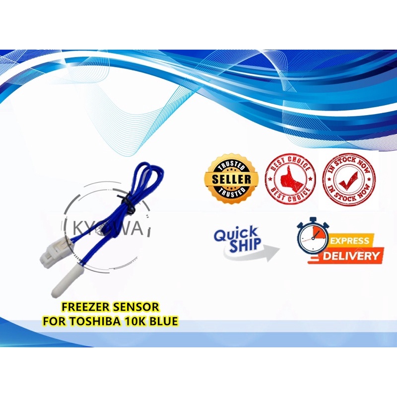 TOSHIBA / SHARP REFRIGERATOR DEFROST SENSOR BLUE 10K | Shopee Malaysia