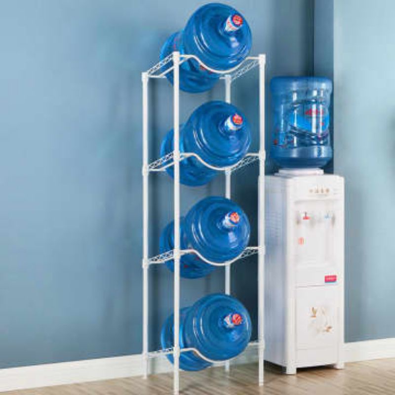 PUTIH 4 Tier Gallon Rack - White - Krisbow Original100% | Shopee Malaysia
