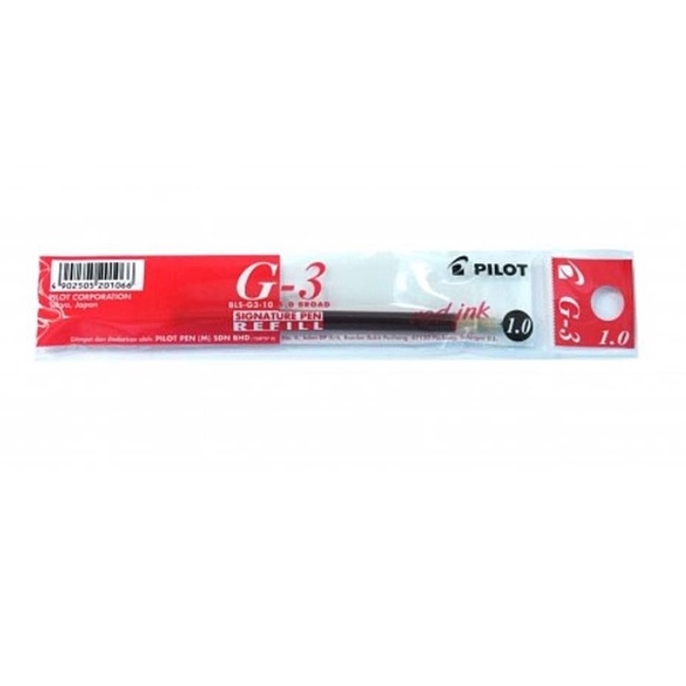 PILOT BL-G3-10 (M) 1.0MM G-3 GEL PEN (BLACK/BLUE/RED) | Shopee Malaysia