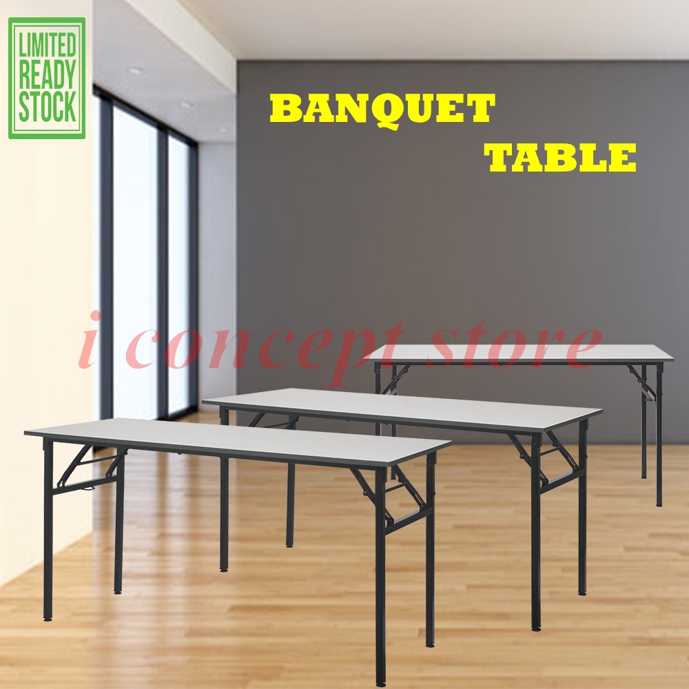 BANQUET FOLDABLE TABLE /FOLDING TABLE/ MEJA LIPAT /MEJA BANQUET ...