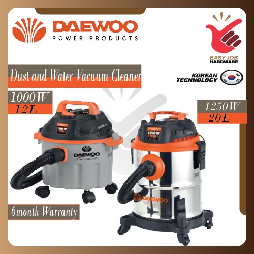 Daewoo Wet & Dry Vacuum Cleaner DAVCW90 12L 20L 30L Vacum Rumah I Vacum ...