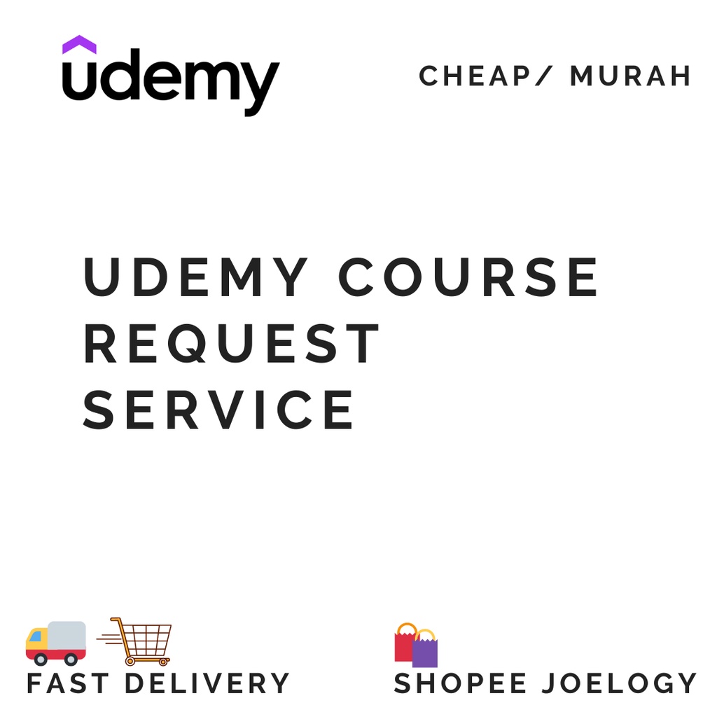 🔥 Udemy Online Course/courses Service Request🔥 | Shopee Malaysia